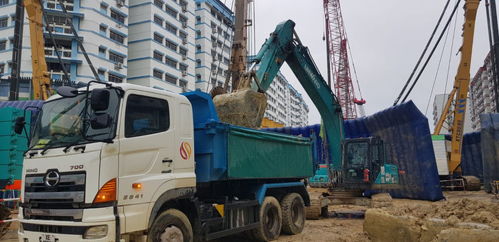 HDB Project under Lim Wen Heng Construction Pte Ltd (Soil Disposal) | Sasan