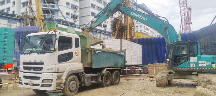 HDB Project under Progressive Builders Pte Ltd (Soil Disposal) | Sasan